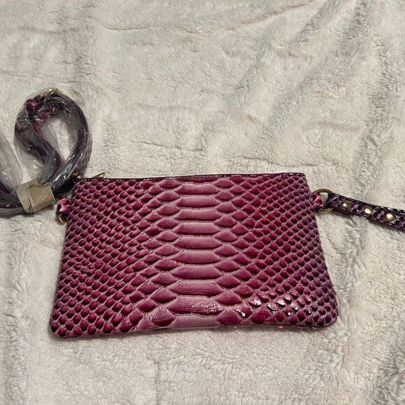 Bags | Snake Skin Crossbody Bagclutch Nwt | Poshmark